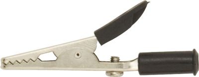 Crocodile Clips - Red & Black Insulated Grips