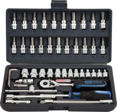 KS TOOLS 'CHROMEplus®' 1/4" Drive Socket Set
