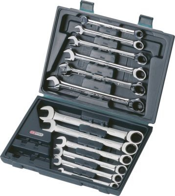 KS TOOLS 'GEARplus®' Ratchet Combination Spanner Set