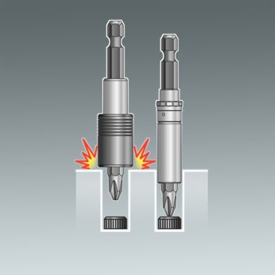 KS TOOLS 'Auto-Slimlock' 1/4" Dr. Automatic Magnetic Bit Holder