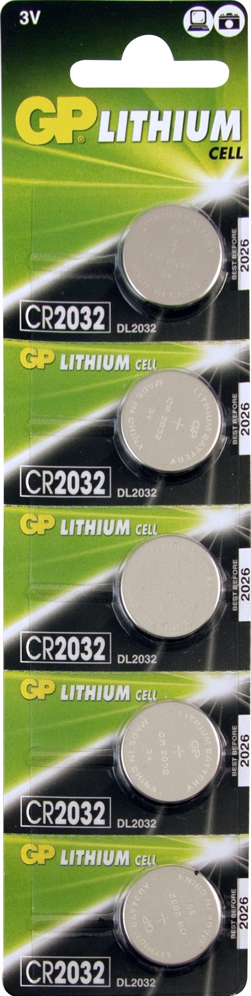 'Everyday' ESSENTIALS GP BATTERIES Button Cell Batteries - Lithium Coins