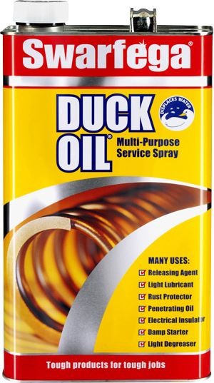SWARFEGA 'Duck Oil' Multi-Purpose Service Spray SWARFEGA 'Duck Oil' Multi-Purpose Service Spray