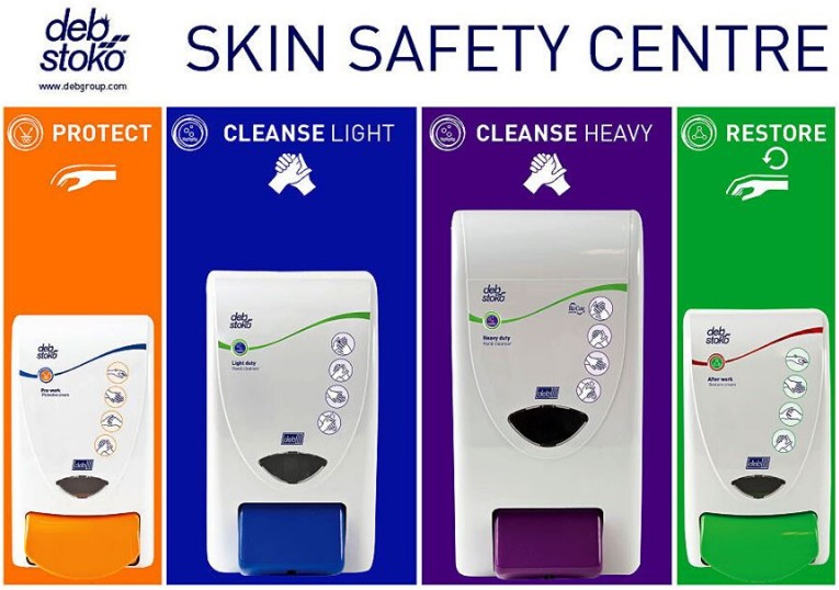 DEB 'Skin Protection Centre' 2 Litre, 4 Litre & 2 x 1 Litre Dispenser Units