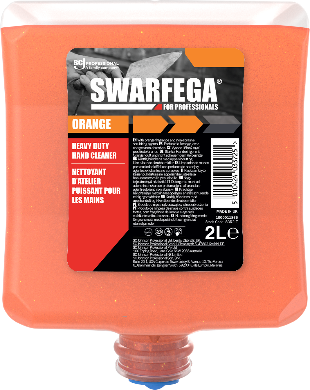 SWARFEGA 'Orange' Hand Cleanser - Heavy Duty