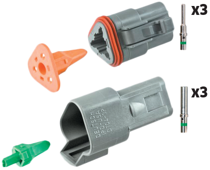 DT Connector 3-way Kit 10pc