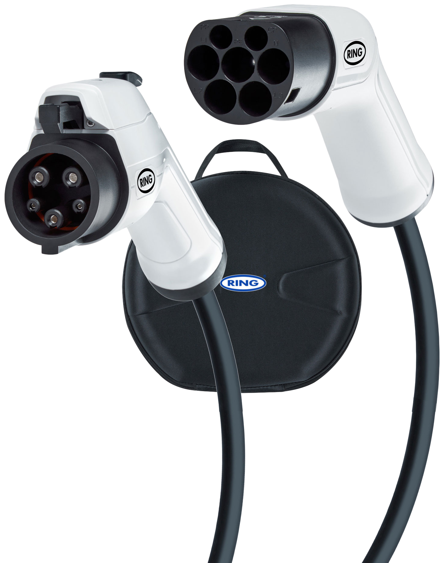 RING EV Charging Cable 1 Phase - Type 2 to Type 1