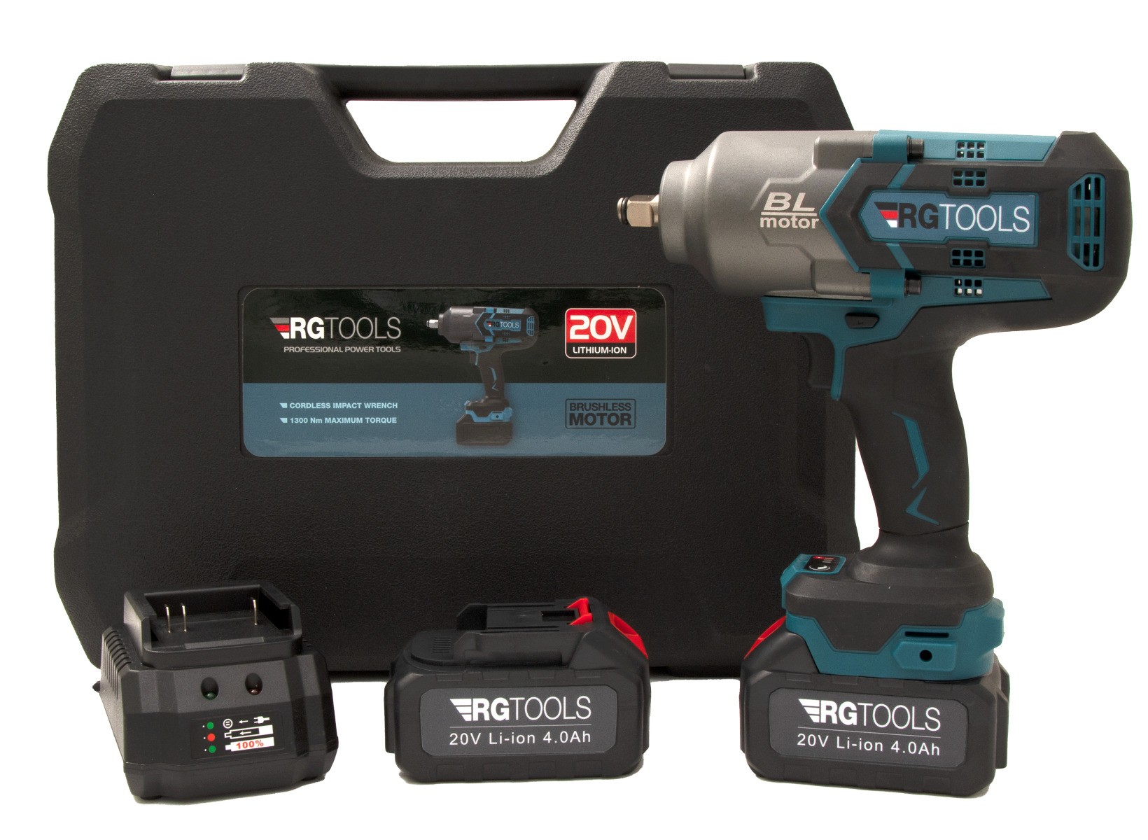 RG TOOLS 1/2” Drive Cordless Impact Wrench